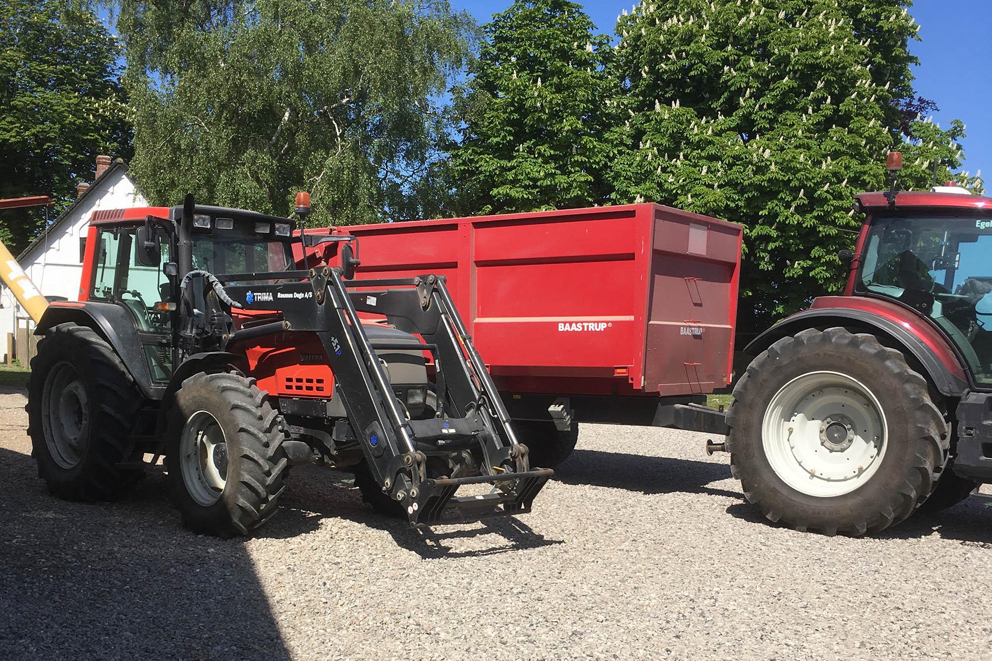 At gå fra tre traktorer til fire: ingen beklagelse